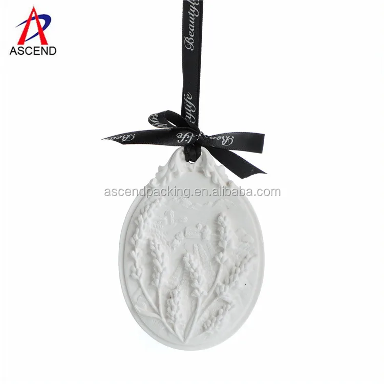 Custom Ceramic Air Freshener Diffuser White Plaster Scent Clay Aroma ...