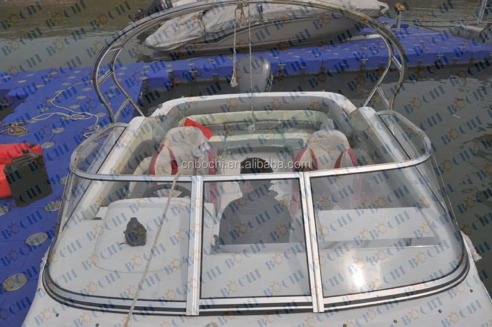 BOCHI Customized Aluminum Windshield for Boat - Durable & Stylish