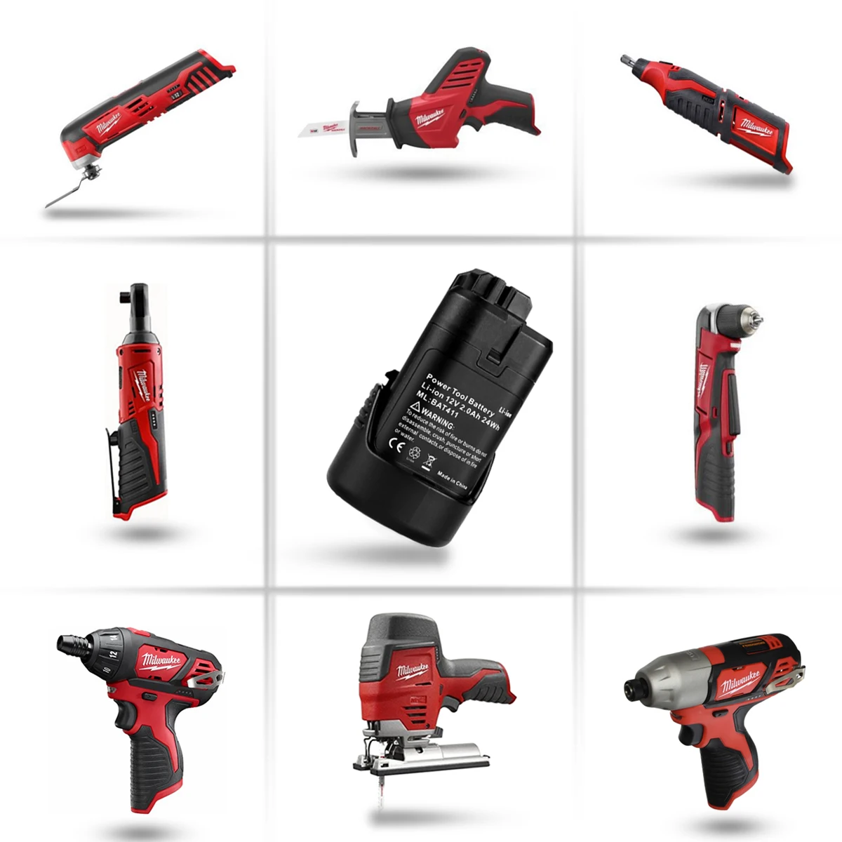 2000mah Rechargeable 12v/10.8v Li-ion Battery For Bosch Bat411 D-70745 ...