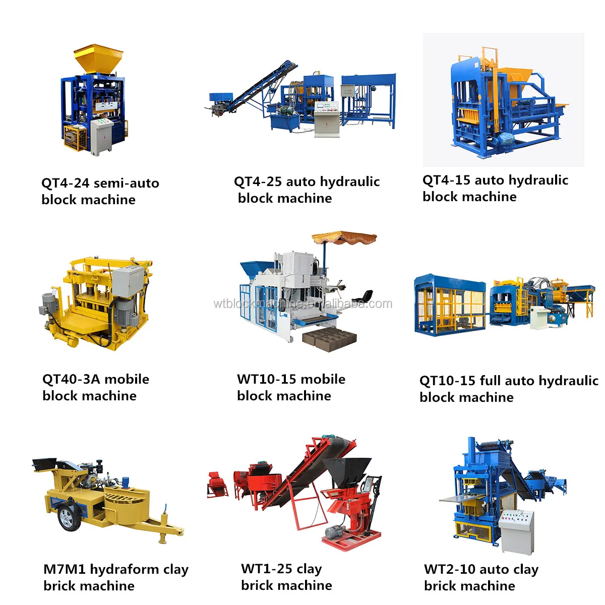 Qt10-15 Machine De Presse Pour Carreaux De Ciment Full Automatic Concrete Block Machine Price ...