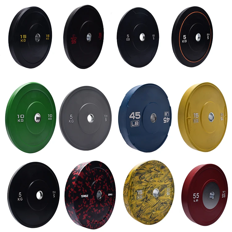 Crossfit Colored Rubber Bumper Weight Plate - Buy 2 Inches Hole ...