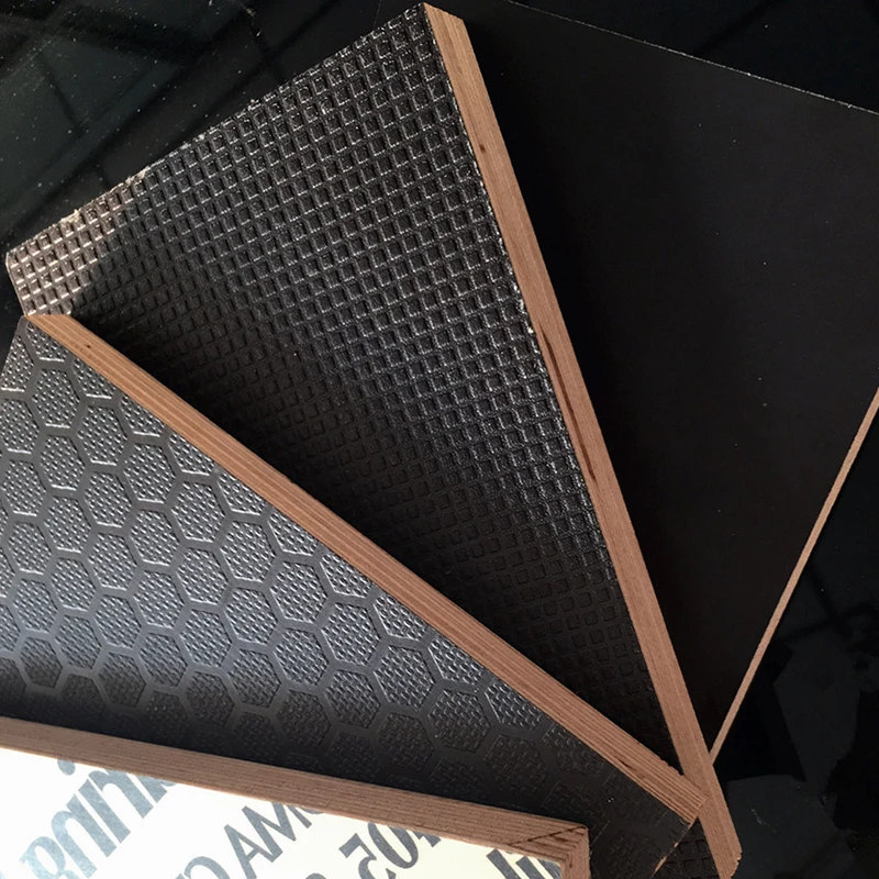 Hexagon Anti Slip Film Faced Plywood / 6mm/18mm Wire Mesh Film Face ...