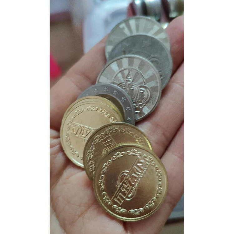 Custom Washing Machine Game Center Tokens - Wholesale Price