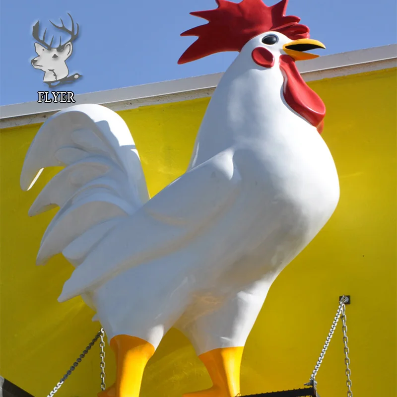 Large Outdoor Fiberglass Rooster Statue For Sale - Buy Fiberglass ...