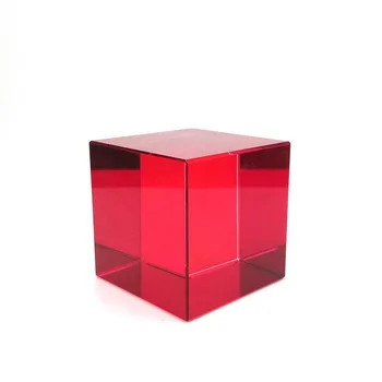 Wholesale Red Crystal Cube K9 Glass 5*5*5cm Crystal Blank Cube Block ...