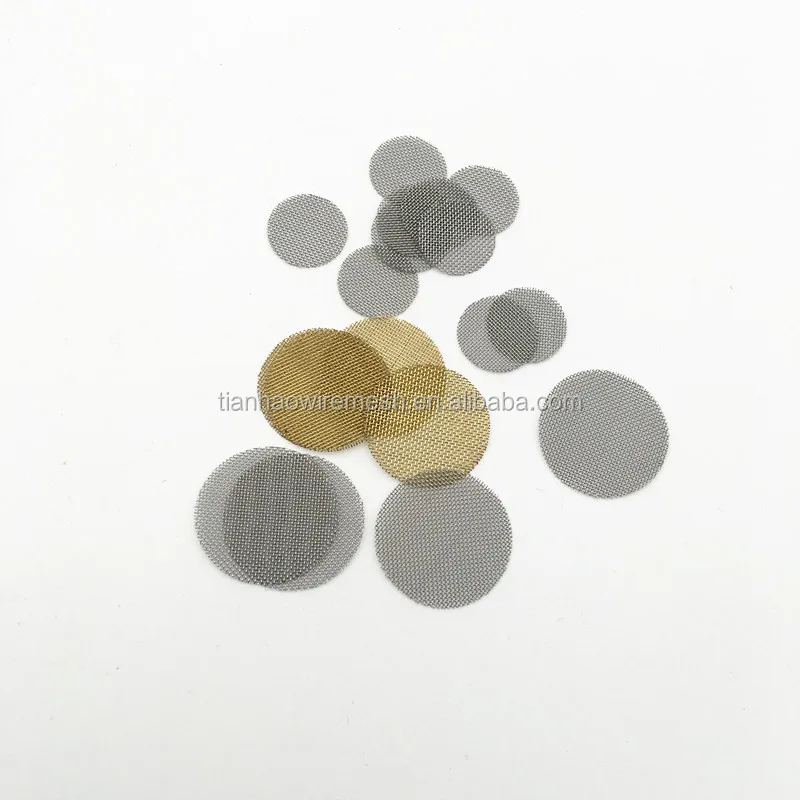 Dia 8mm * Thick 2mm Ceramic Screen Smoking Filter Screen Glass Bowl ...