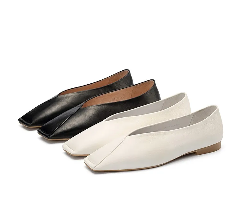 Square Toe Alibaba Women Casual Shoes Flat Heel Comfortable Casual ...
