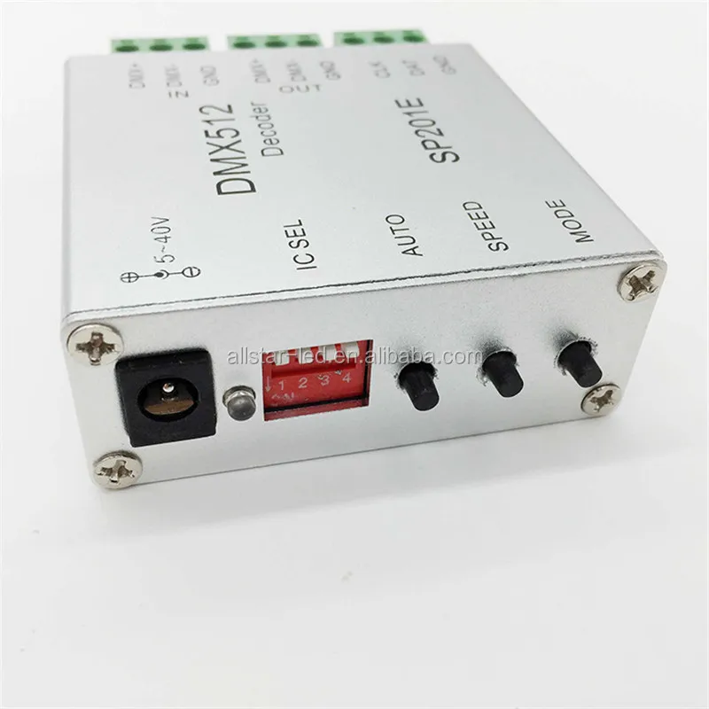 Rgb 5v/12v Dmx 512 Dmx Decoder Board Ws2812b/ws2811 Ic Dmx Led Rgb Controller Led Spi Converter ...