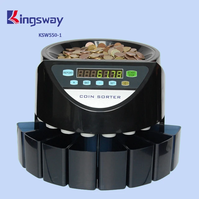 Kingsway KSW550F Automatic Coin Counter Machine - Reliable & Efficient