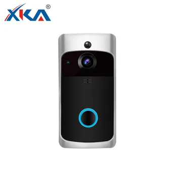 Home Security Wireless Audio Visual Intercom Video Door Bell For ...