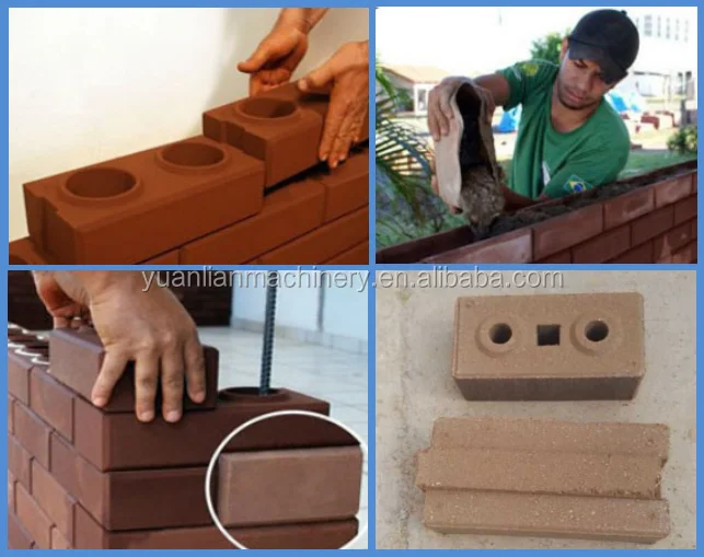 Manual Hand Press Qmr1-40 Interlocking Clay Block Making Machine For ...