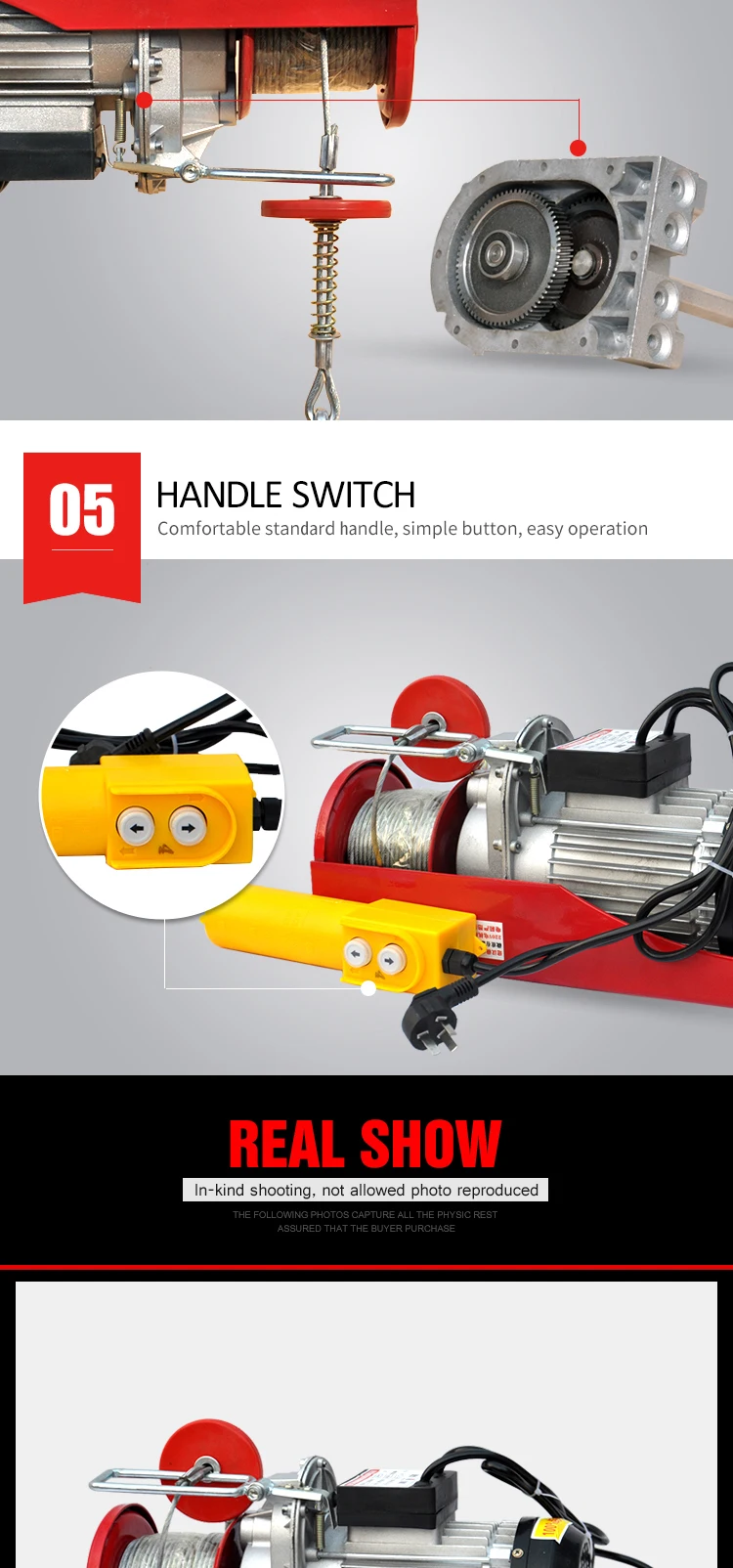 Small Electric Winch 220v Mini Hoist 100kg To 1000kg Pa Miniature ...