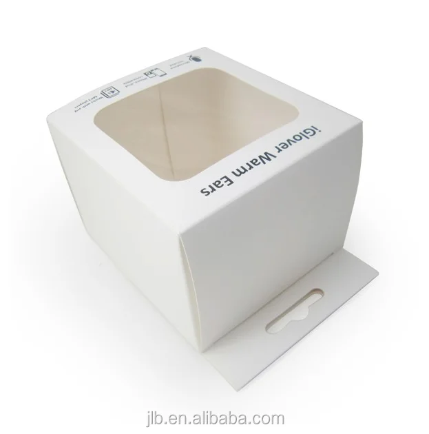 Clear Cardboard Doll Teddy Bear Display Box with Window