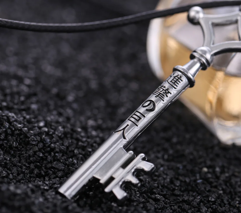 Attack On Titan Eren Key Necklace Metal Pendant Necklace Eren Cosplay ...