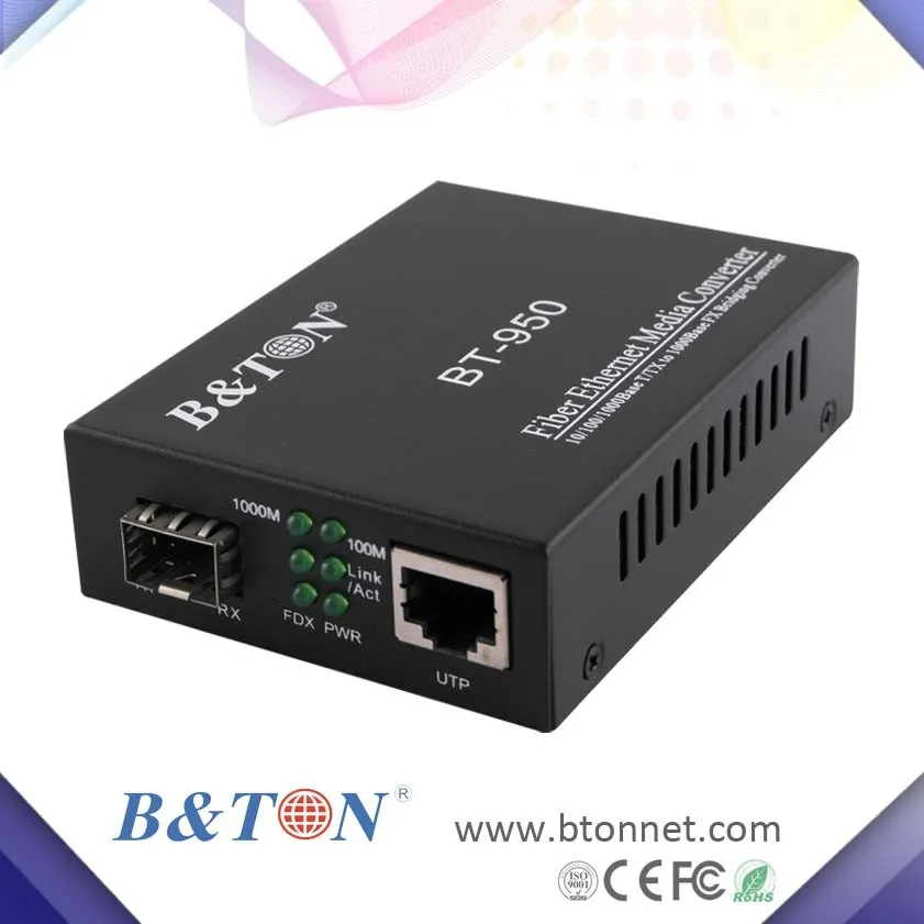1000mbps Firewire to Ethernet Adapter - BTON Media Converter