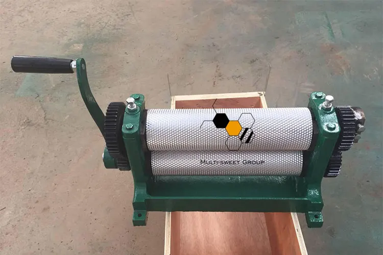 Manual Aluminium Alloy Roller Bees Wax Machine Beeswax Foundation Press ...