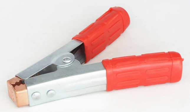 Insulation Battery Alligator Clips Galvanized Iron 500a 155mm Crocodile ...