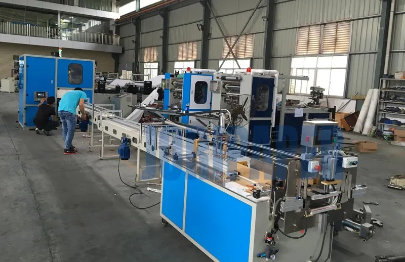 High Capacity Automatic Manufacturing Process Of Tissue Paper And ...