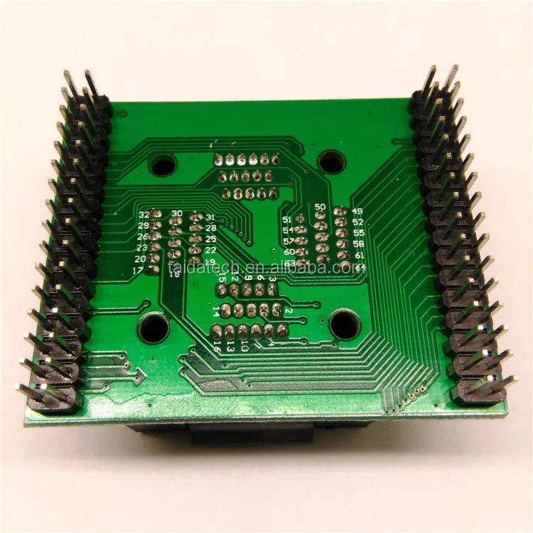 Taidacent TQFP Adapter - Convert TQFP64 to DIP64 Test Block