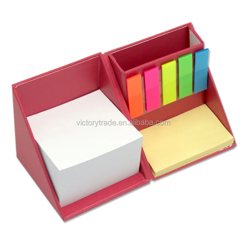 V-tw18 Promotion Gift Foldable Cube Box Sticky Memo Notes Set With Pen ...