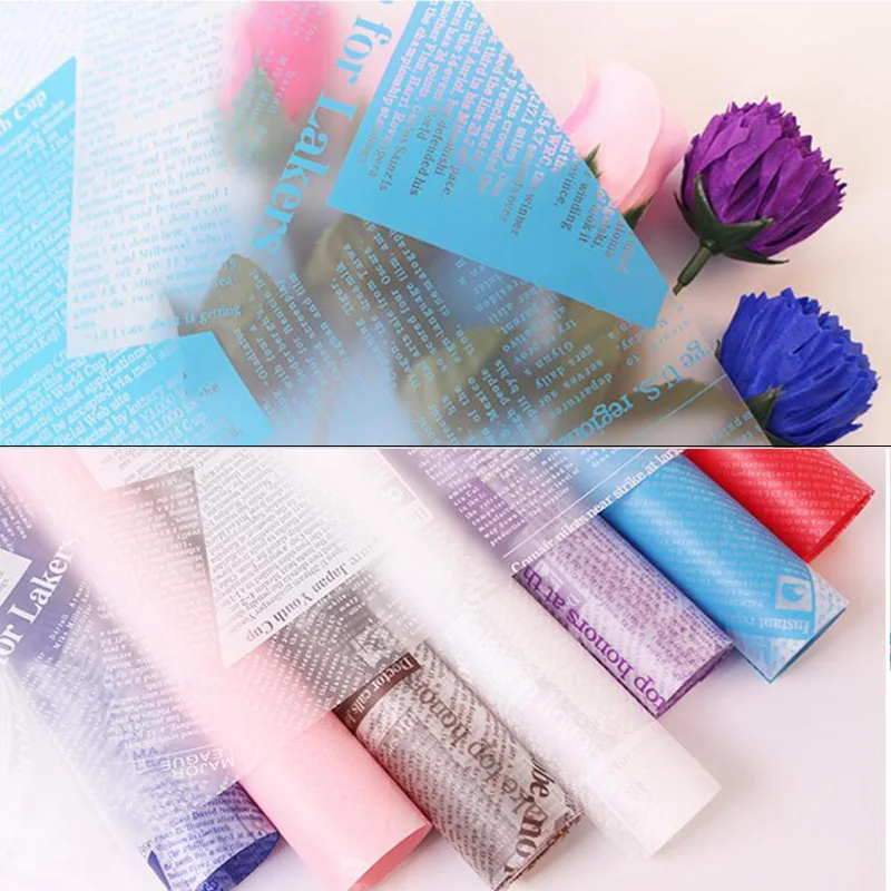 Decorating Flower Wrapping Cellophane Paper 60cm - Buy Flower Wrapping ...
