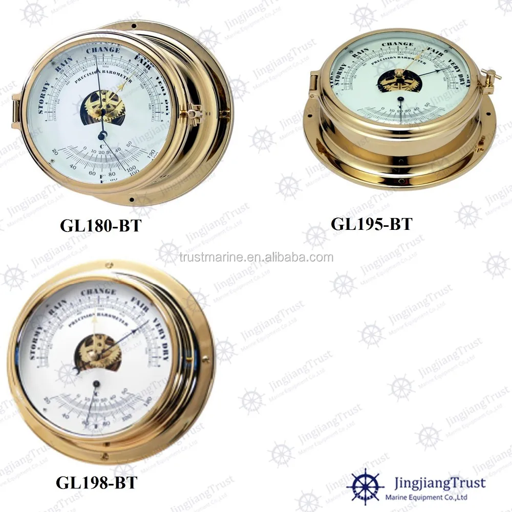 Nautical Antique Metal Precision Barometer,Thermometer - Buy Marine ...