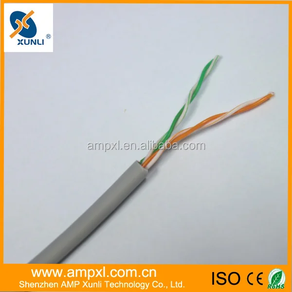 2 Pair Twisted Copper Telephone Cable Utp Cat3 Lan Cable - Buy ...