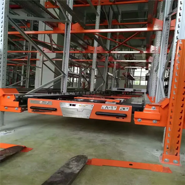 Sliding Warehouse Storage Radio Shuttle Racking Pallet Runner Rack ...