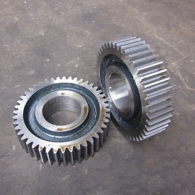 Large Diameter Forged Drive Spur Big Gear for Cement Mixer Rotary Dryer ...