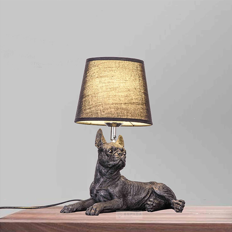 Children's Room Lovely Animal Corgi Dog Beagle Table Lamp