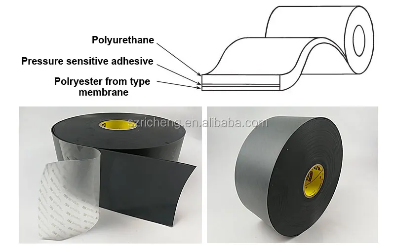 3m 3m Silicone Rubber Feet Self Adhesive Rubber Bumpon Black Color ...