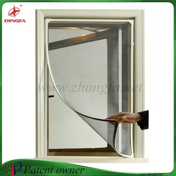 Flexible Magnet Frame Fiberglass Window Screens - Buy Fiberglass Window ...