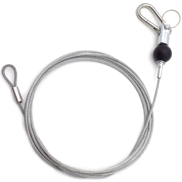 High Breaking Strength Flexible Galvanized Steel Wire Rope 3mm Crimping ...