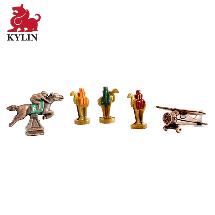 Custom Design Metal Board Game Pieces Metal Pattern Figures - Buy Metal ...