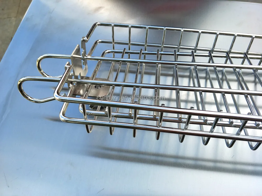 Wholesale Stainless Steel BBQ Grill Clamps & Mesh Baskets