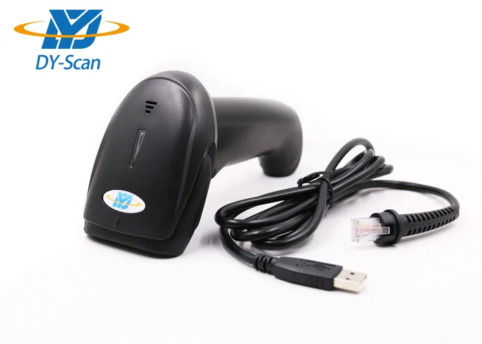 2D Wired Barcode Scanner QR Code Reader Wireless 2.4G Battery Handheld ...