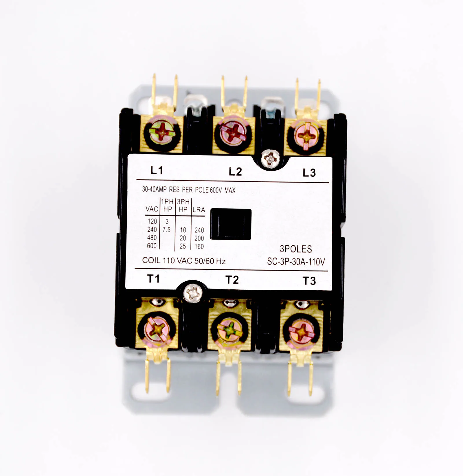 3P-30A-24V 3 polos 20 Amp 25 Amp 30 Amp 24 V bobina propósito ...