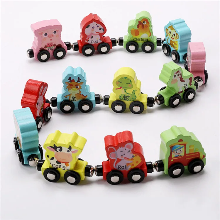 Wooden Train Toy - Educational Fun for Children
