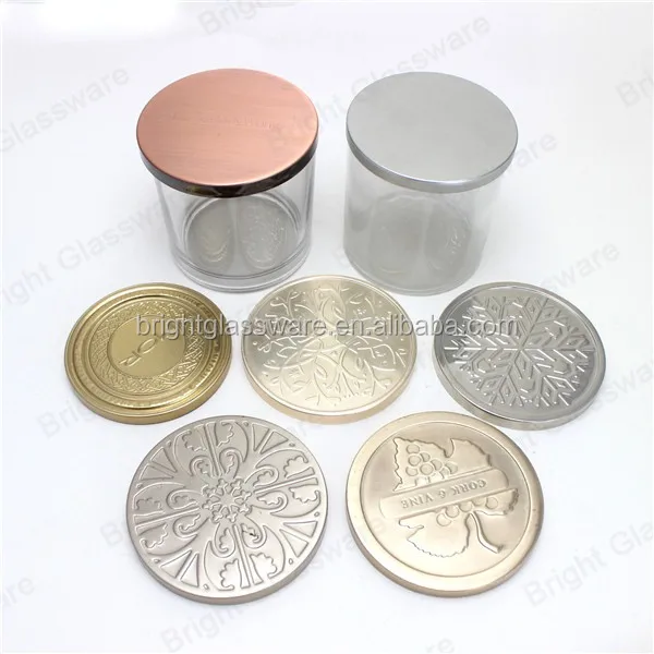 Luxury Brand Design Metal Lids For Jars,Candle Glass Metal Lid - Buy ...