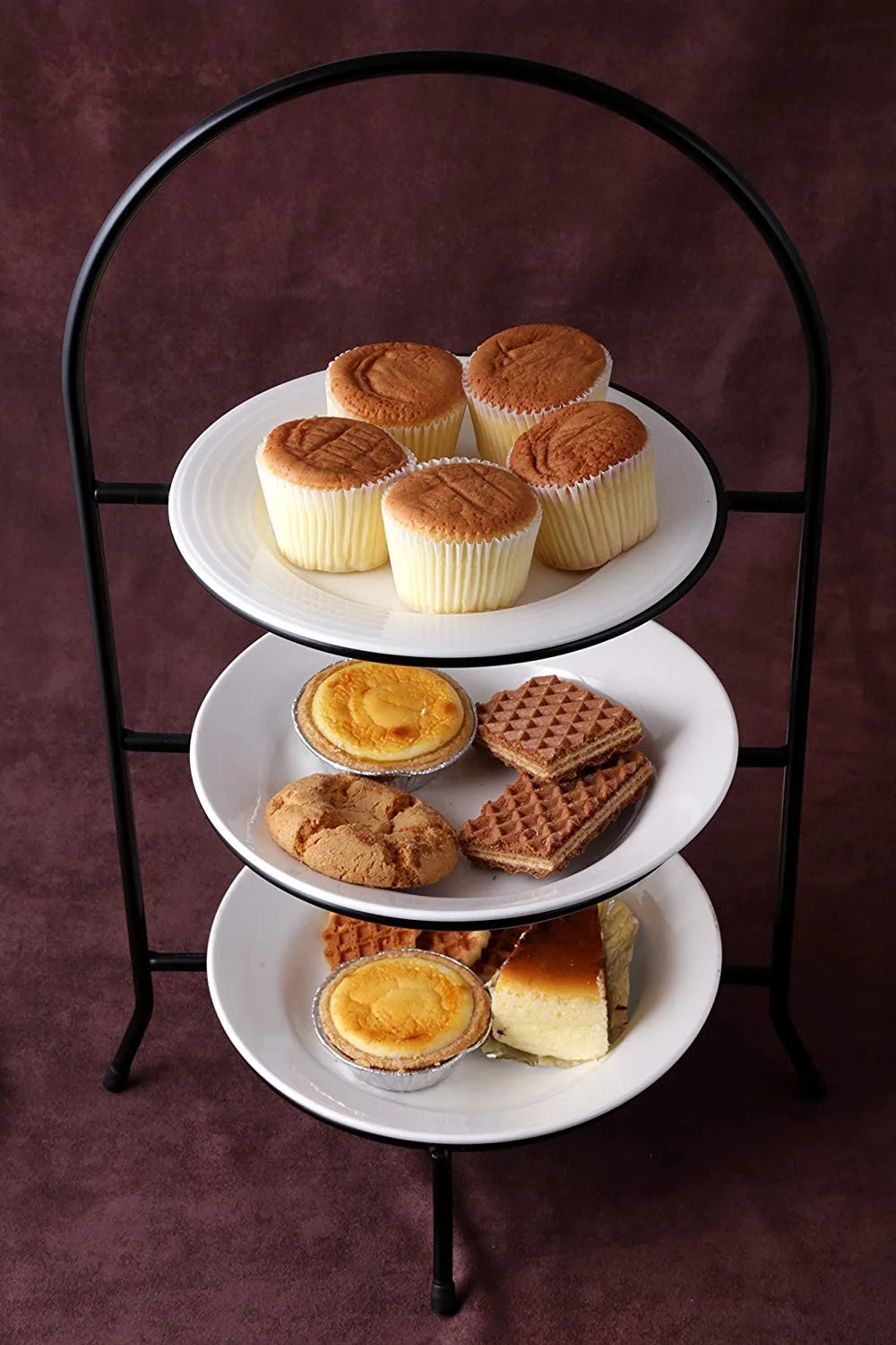 3 Tier Afternoon Tea Cake Stand - Elegant Dessert Display