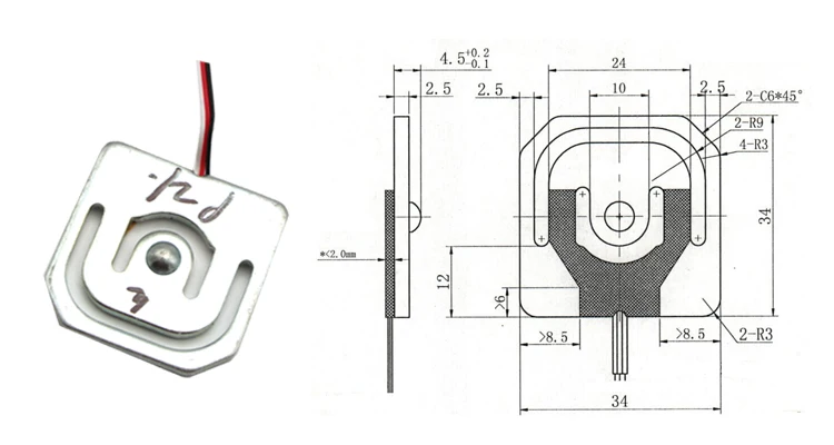 GML670A-1 Load Cell - Precision Micro Sensor for Weighing