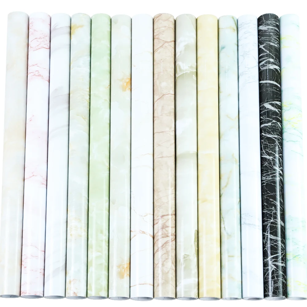 Granite Marble Effect Contact Wall Paper Roll Marble Film Furniture ...