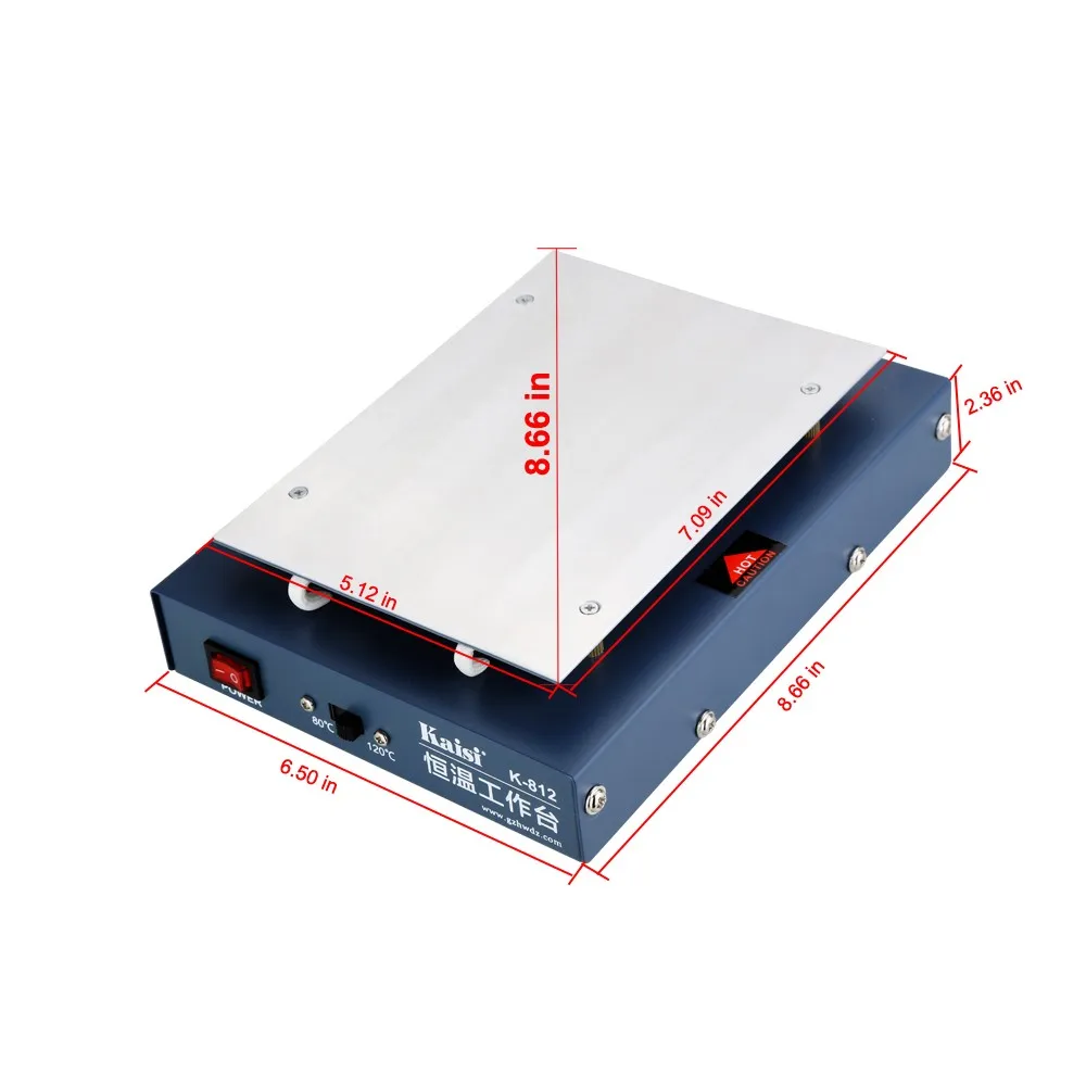 Kaisi 6 Inch Preheating Station - Efficient Heating for Cell Phone Repair