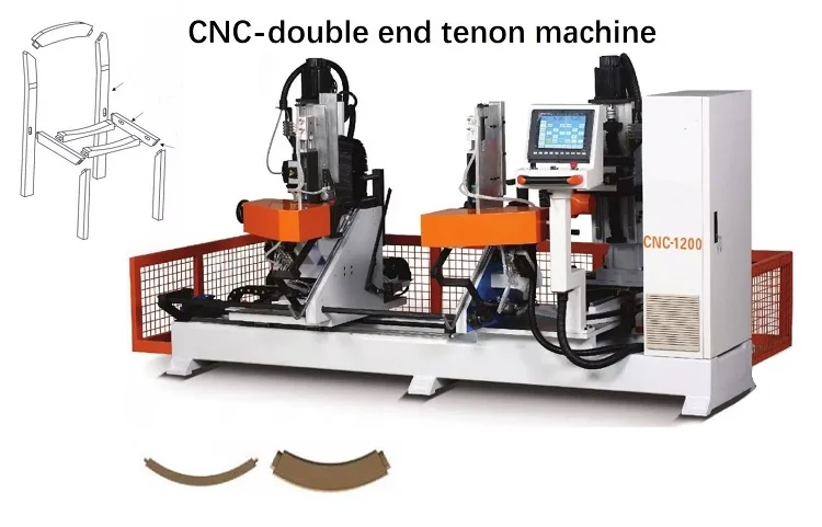 Automatic woodworking CNC-double end tenon machine Tenoning Machine ...
