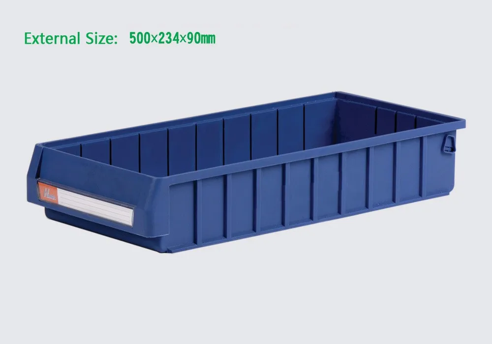 Plastic Shelf Bins - Durable, Stackable Storage Solutions