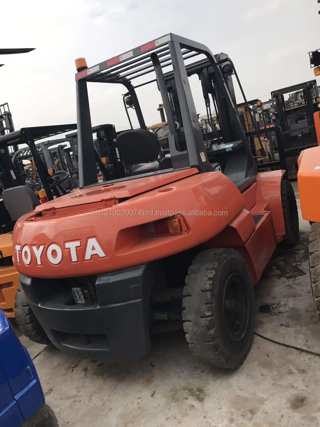 Small Diesel Toyota 6t Manual Forklift Used Toyota 6 Ton Diesel ...