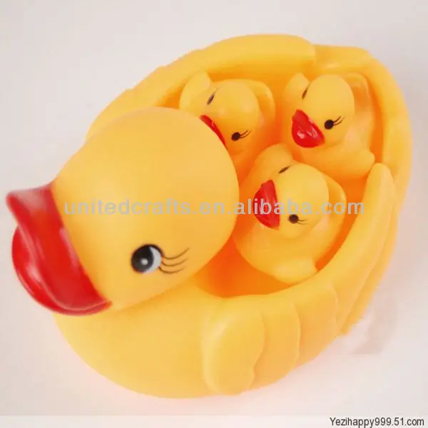 Yellow Floating Plastic Bath Duck Toy For Promotional Gifts Yellow ...