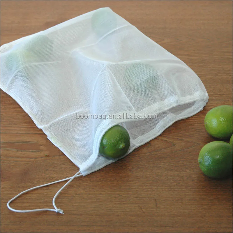 Home Reusable Lightweight Transparent Cheap Fruit & Vegetable Nylon ...