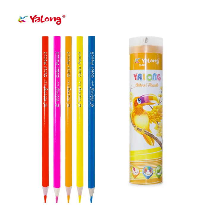 Students' Favorable Coloring Pencils Set Yalong Original Kids Gift Case ...