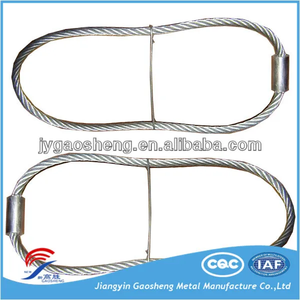 Round Steel Wire Rope Sling - Buy Wire Rope Sling,Steel Wire Rope Sling ...
